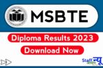 MSBTE Diploma Result 2023 (OUT), Check MSBTE Summer Result Now @msbte.org.in - sscnr
