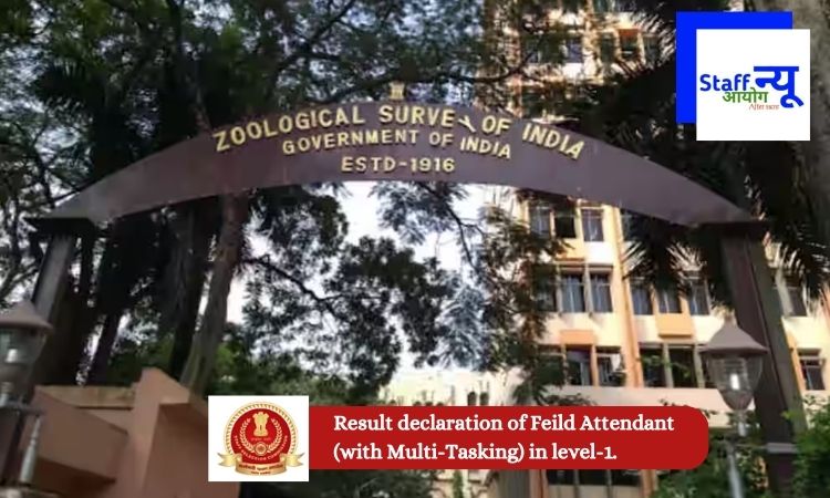 Result declaration of Field Attendant (with Multi-Tasking) in level-1 ...