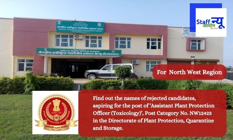 Find out the names of rejected candidates, aspiring for the post of ...