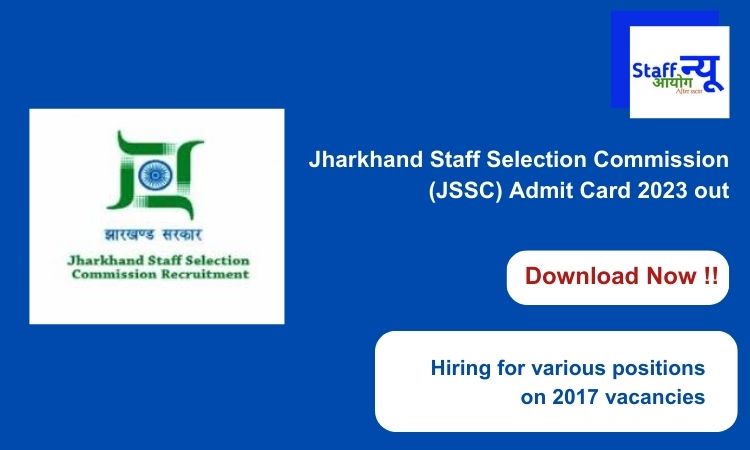 Jharkhand Staff Selection Commission (JSSC) Admit Card 2023 out ...