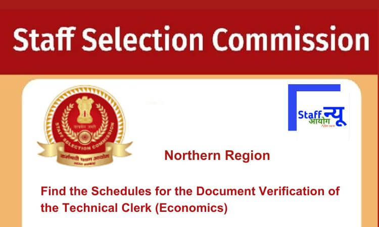 Find the Schedules for the Document Verification of the Technical Clerk ...