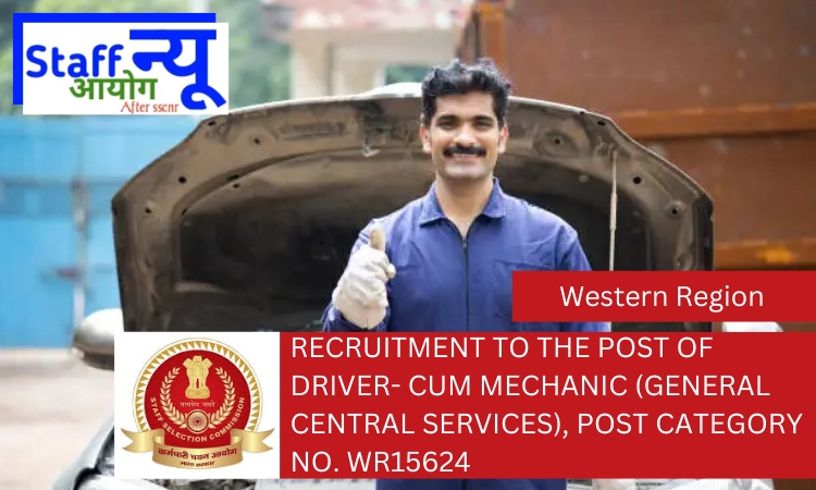 Recruitment to the post of Driver- cum Mechanic (General Central ...